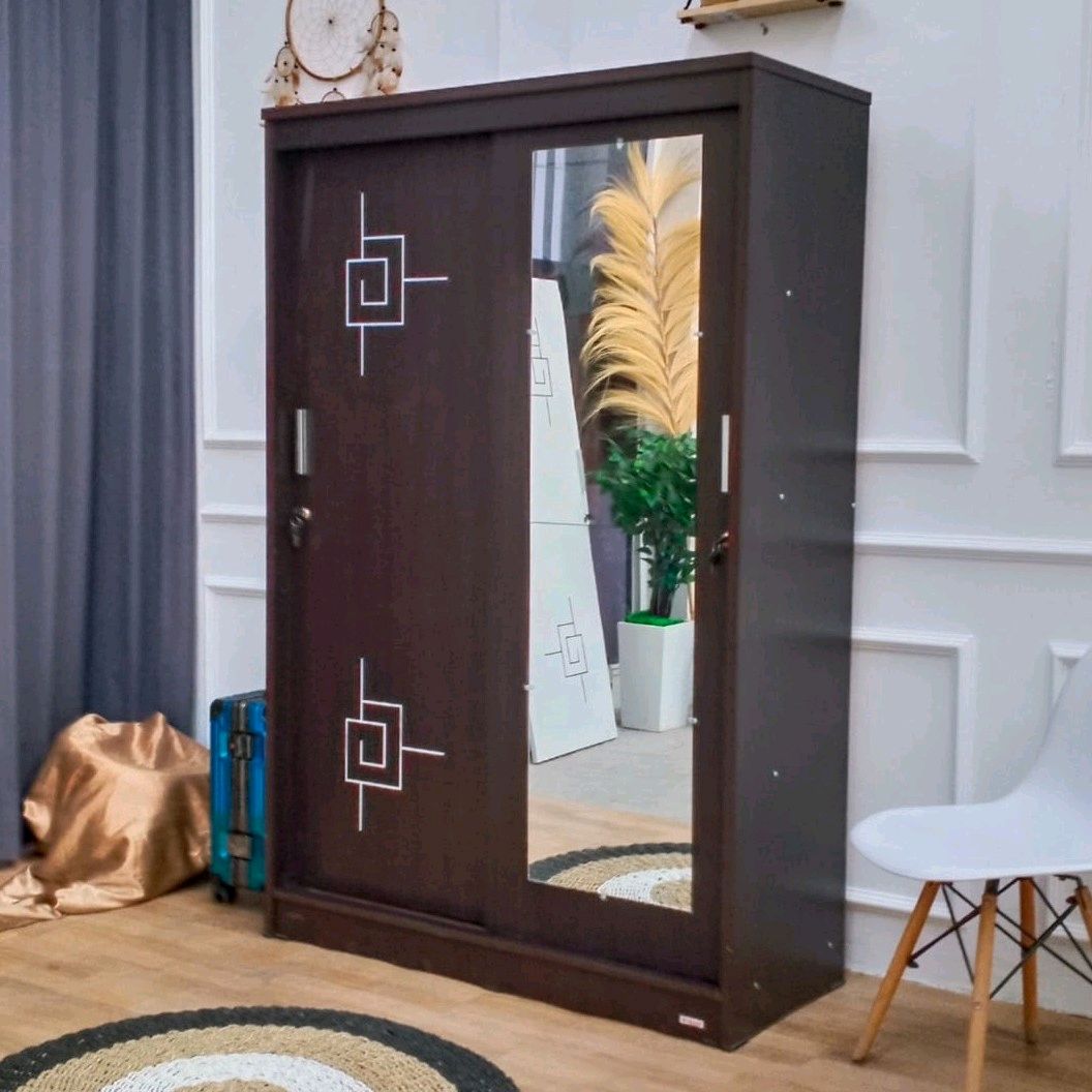 Jual lemari pakaian 2 pintu lemari pakaian sliding lemari pakaian ...