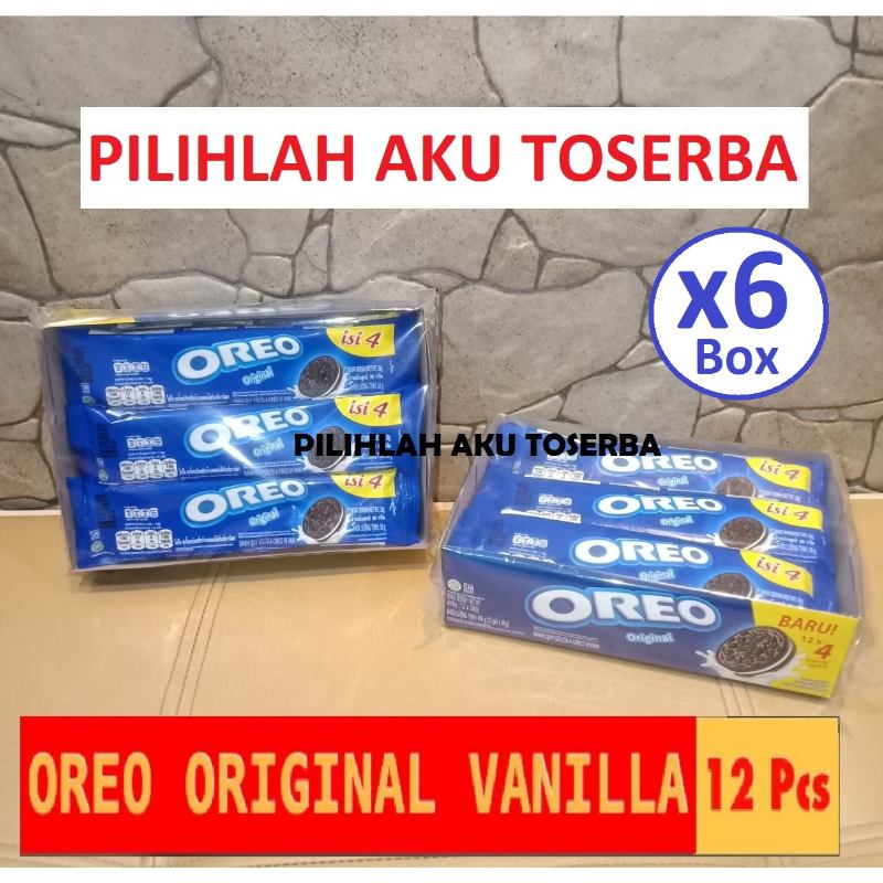 Promo Biskuit Oreo Original Krim Vanilla 12 X 38 Gr ( Harga 1 Dus Isi ...