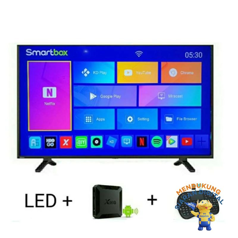 Jual TOSHIBA Smart Android Box LED TV Ram 2GB Rom 16GB 32inch HD ...