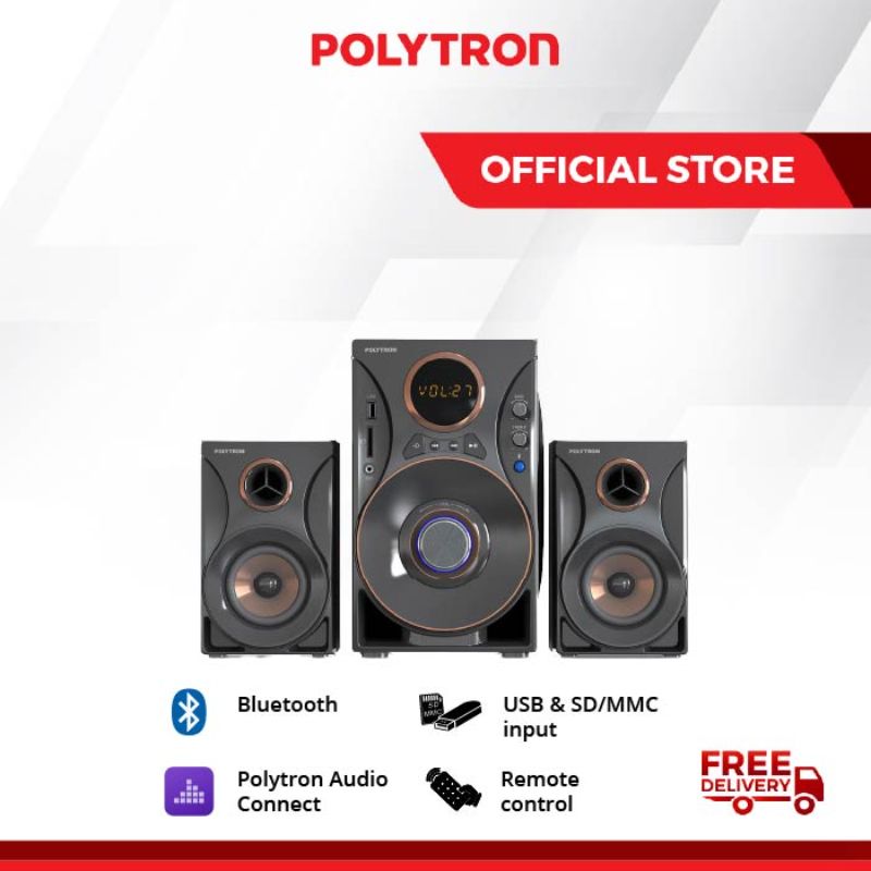 Jual POLYTRON Multimedia Speaker PMA 9310 /BA - BLACk di Seller Sumber ...