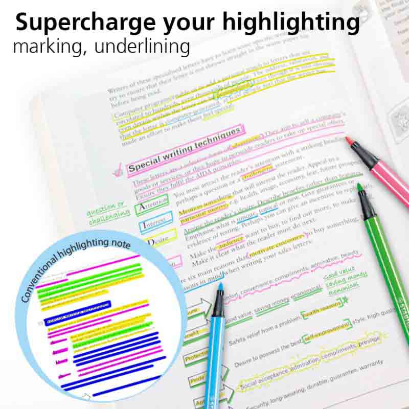 Promo STABILO Pen 68 Black 1 Pcs / Highlighter Pen / Marker / Hitam ...