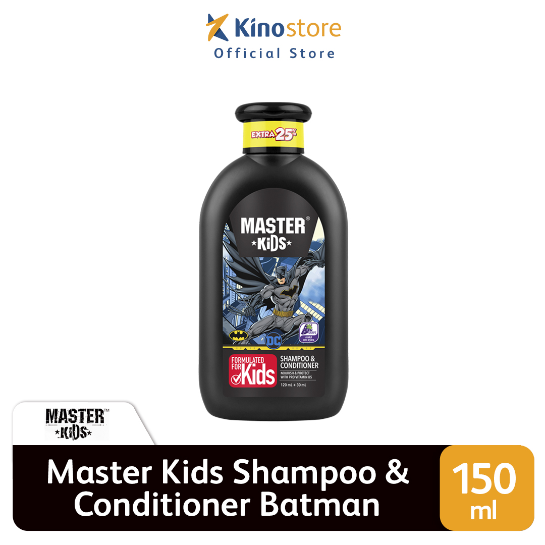 Promo Master Kids Shampoo & Conditioner Batman [150 mL] Diskon 22% di ...