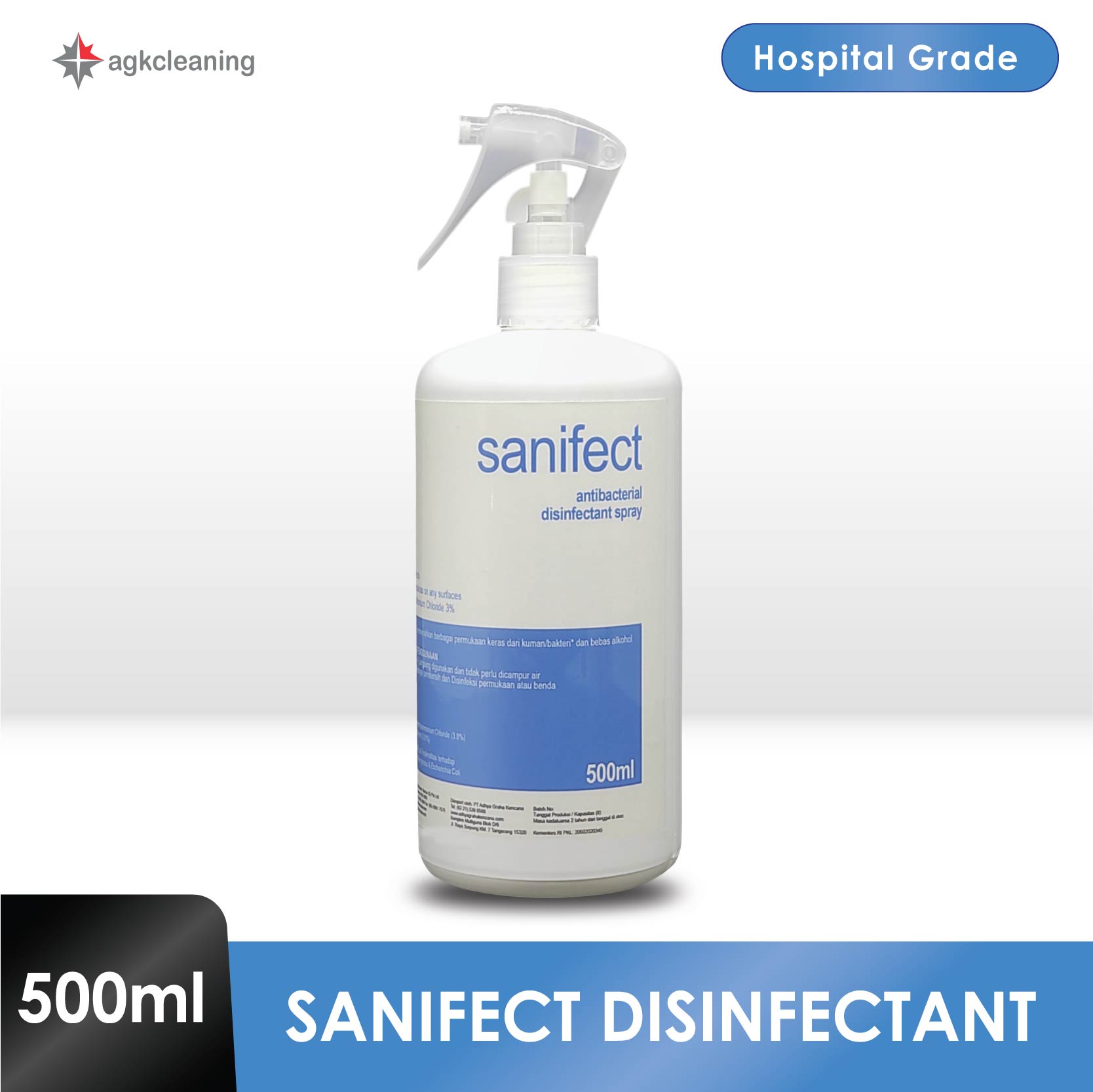 Promo Disinfectant Ready To Use Sanifect 500ml - Cairan Disinfektan ...