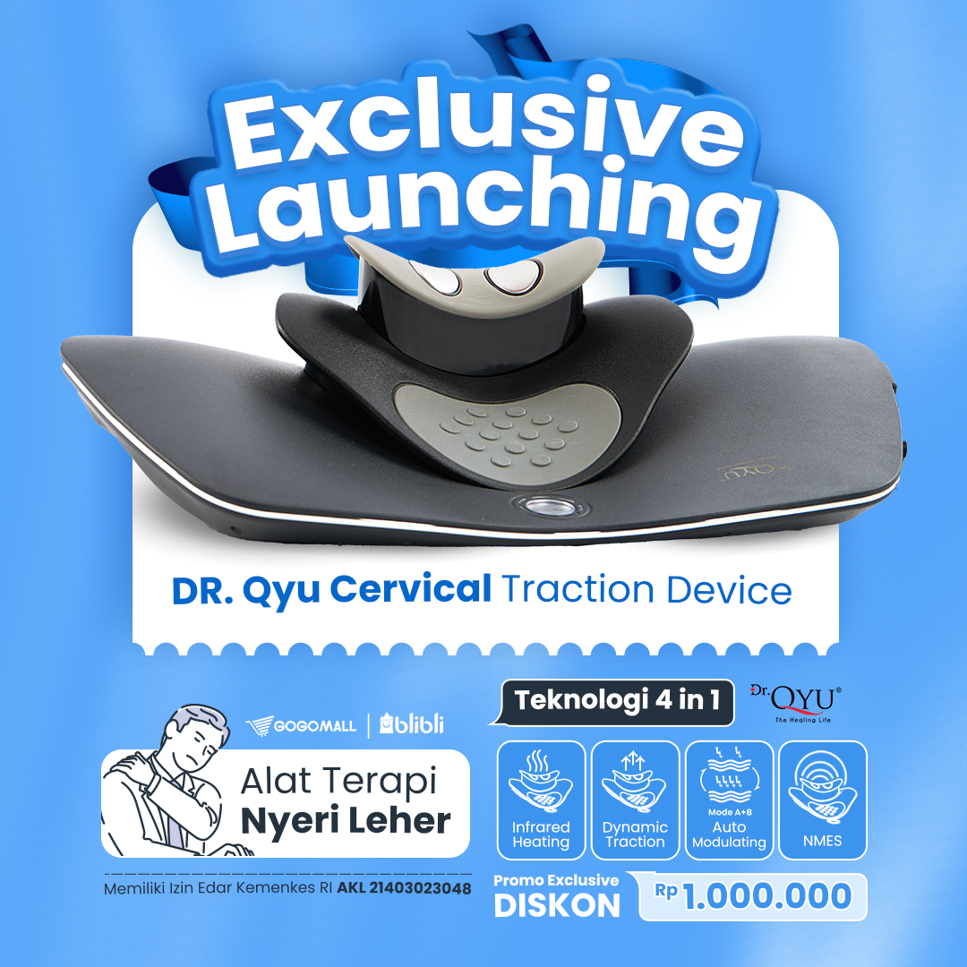Promo Dr.qyu Cervical Traction Device Alat Terapi Nyeri Leher Dan Saraf ...
