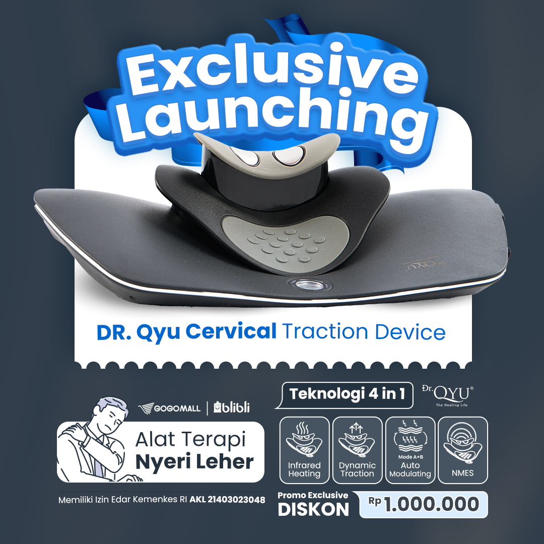 Promo Dr.Qyu Cervical Traction Device Alat Terapi Leher Mencegah ...
