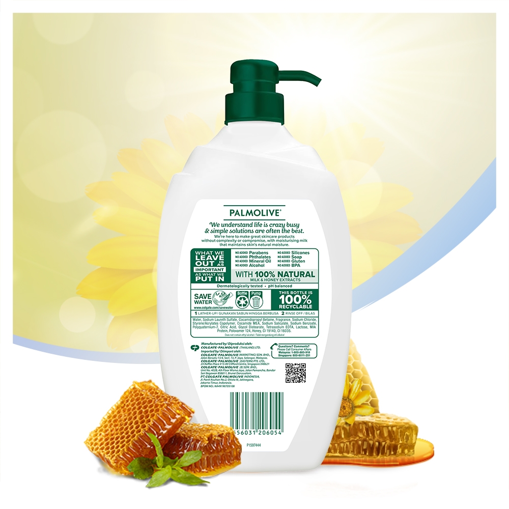 Promo Palmolive Naturals Milk & Honey [400ml/ Triple Pack] Diskon 34% ...
