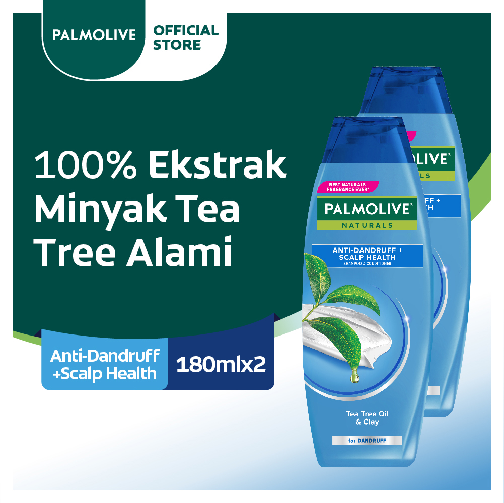 Promo Palmolive Naturals Anti Dandruff Tea Tree And Eucalyptus Shampoo ...