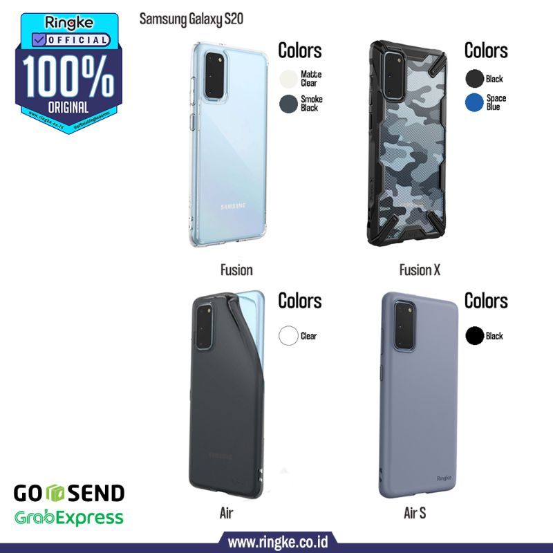 Promo Ringke Samsung Galaxy S20 Fusion Fusion X Air Air S Casing Hardcase Slim Fit Premium Anti ...
