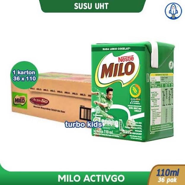 Promo MILO Activ-Go Susu UHT [110 ml/ 36 pcs/ Dus] di Seller HASAN MART - Kab. Tangerang, Banten ...