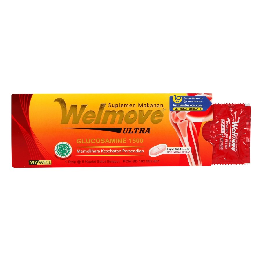 Jual Welmove Ultra Suplemen Sendi [@ 5 Kaplet] Di Seller Vitamindiskon ...