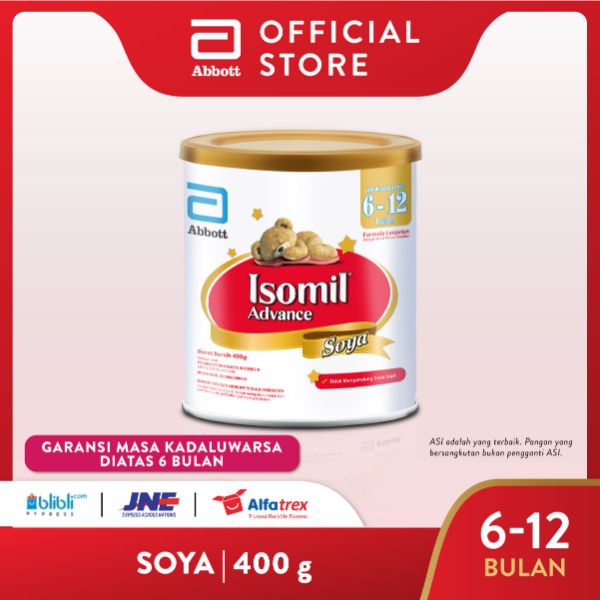 Jual Abbott Isomil Advance Soya Susu Formula Bayi [400 g/6-12 bulan] di ...