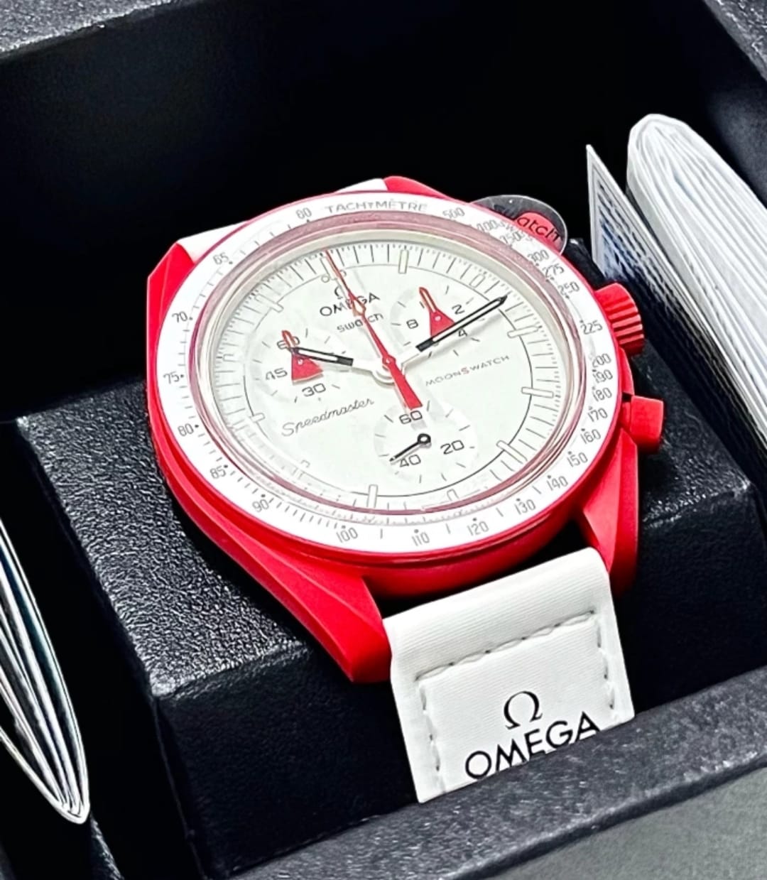 Jual Promo Jam Omega X Swatch Bioceramic Moonswatch - Mission To Mars ...