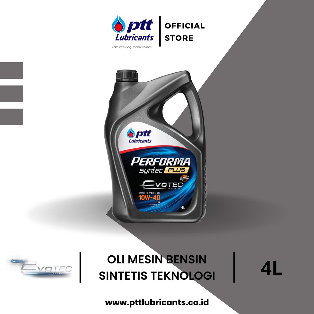 Jual PTT LUBRICANTS PERFORMA SYNTHETIC PLUS SAE 10W40 API SP OLI MESIN ...