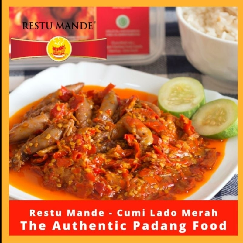 Promo Restu Mande Cumi Asin Lado Merah Makanan Basah [250 g] Diskon 5% ...