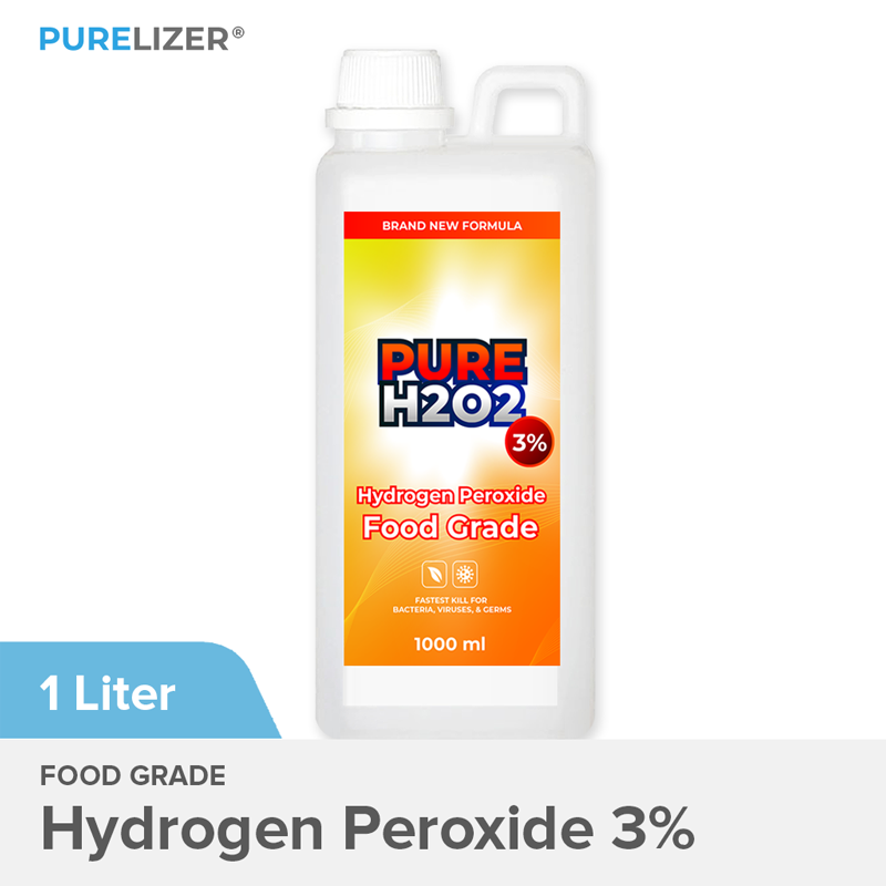Jual Pure H2o2 Hydrogen Peroxide [3%/ Food Grade/ 1 Liter ] Di Seller ...