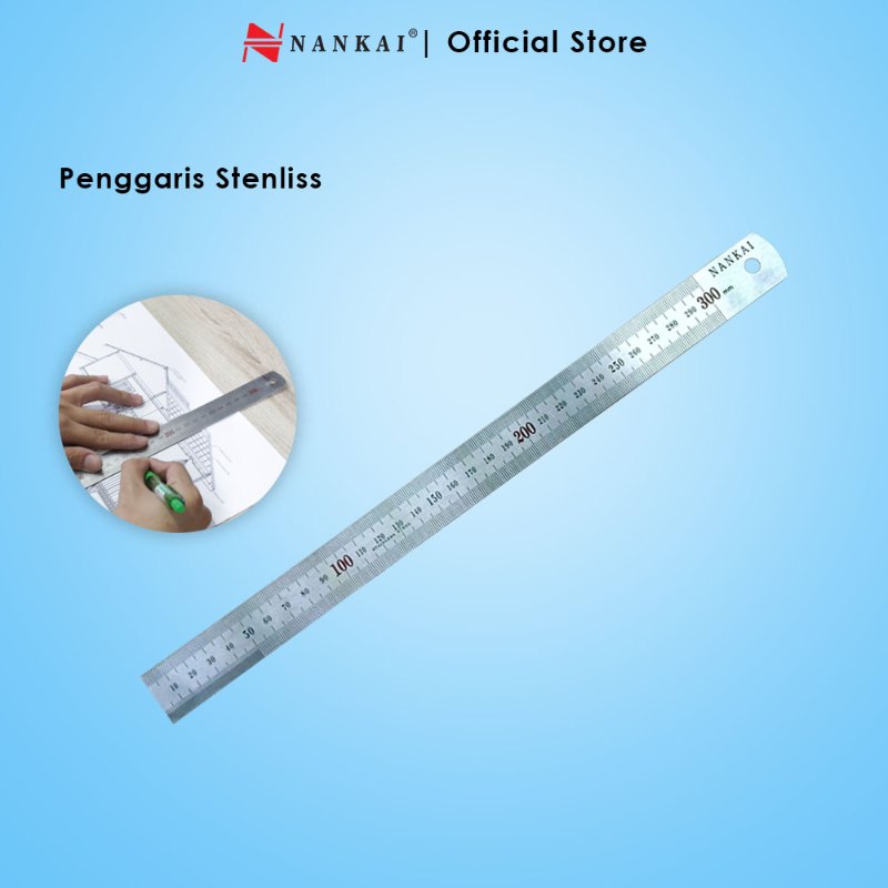 Jual Penggaris Stainless Steel [30cm] di Seller Nankai Tools Official ...