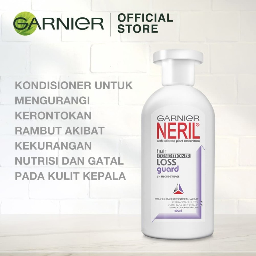 Jual Garnier Neril Guard Loss Shampoo [200 Ml/ Twin Pack/ 2pcs] Di ...
