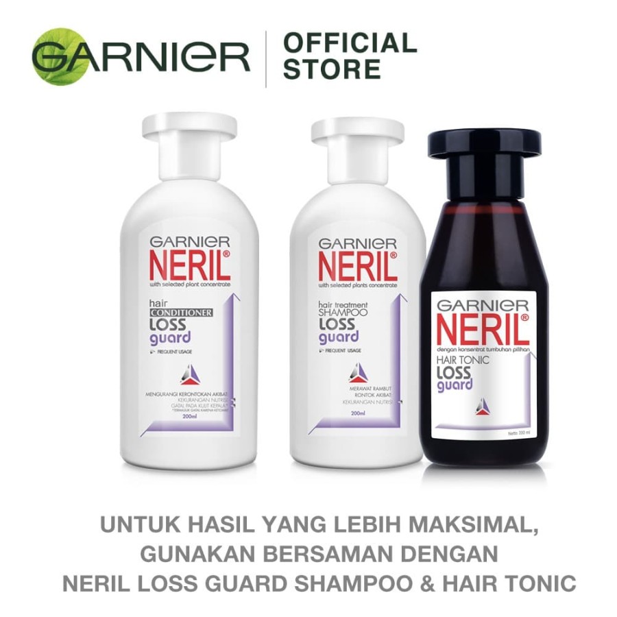 Jual Garnier Neril Guard Loss Shampoo [200 Ml/ Twin Pack/ 2pcs] Di ...