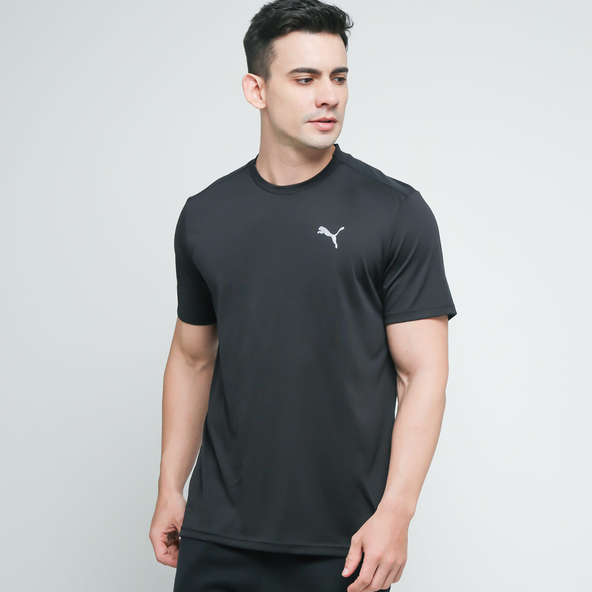 Jual PUMA Men Running Run Lase Cat SS Tee [519369 01] - Black L di ...