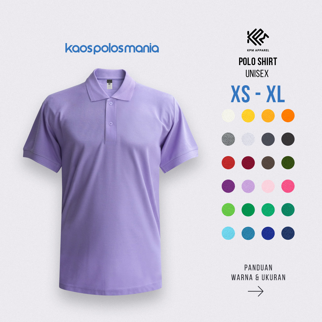 Promo Kaos Polo Shirt Pique CVC KPM Apparel Size L Diskon 50% di Seller ...