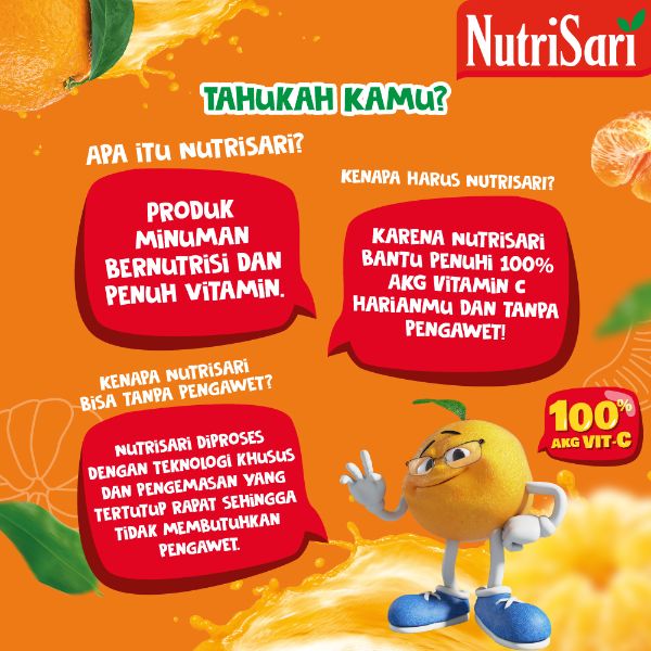 Promo Nutrisari Milky Orange Minuman Buah Vitamin C & Vitamin D 40 ...