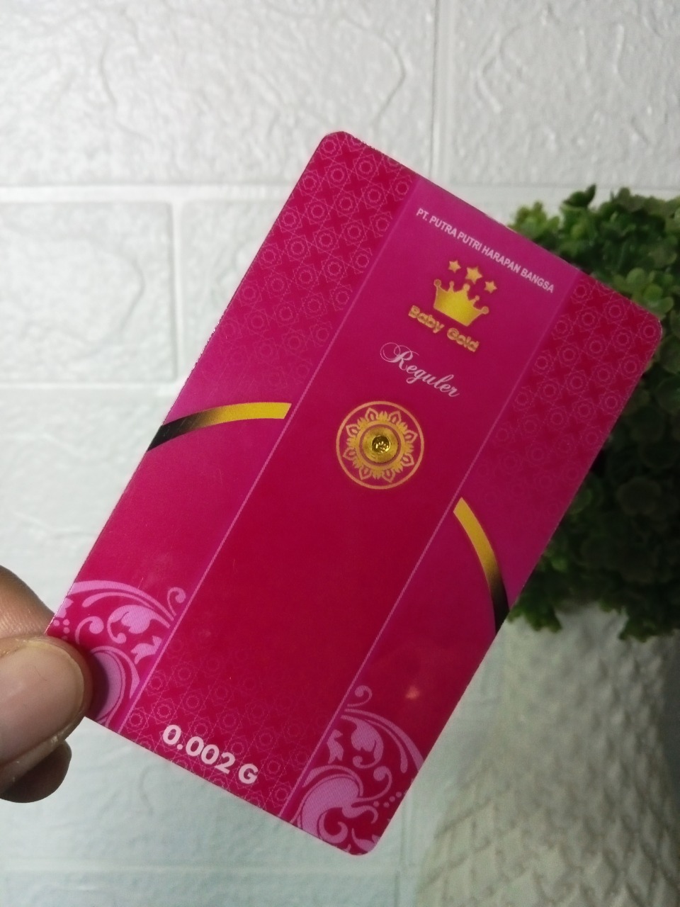 Jual BABY GOLD New Reguler Series 0.002 Gram Kemasan PVC TERMURAH ... Jual BABY GOLD New Reguler Series 0.002 Gram Kemasan PVC TERMURAH ...