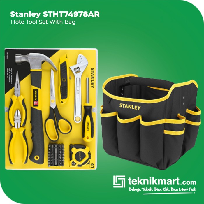 Promo Stanley Home Tool Set w/ Bag / Alat Perkakas Set STHT74978AR ...