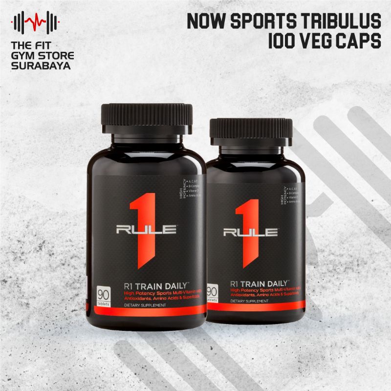 Jual Rule 1 Train Daily Multivitamin 90 Tablets Rule One R1 ...