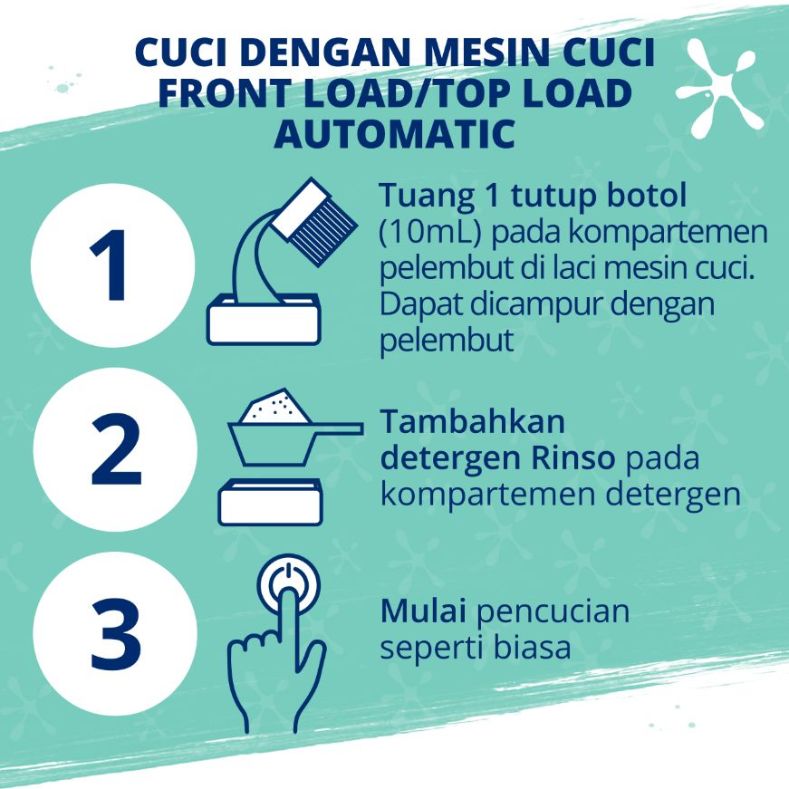 Jual Rinso Laundry Disinfektan [450 Ml/ Kemasan Botol] Di Seller ...