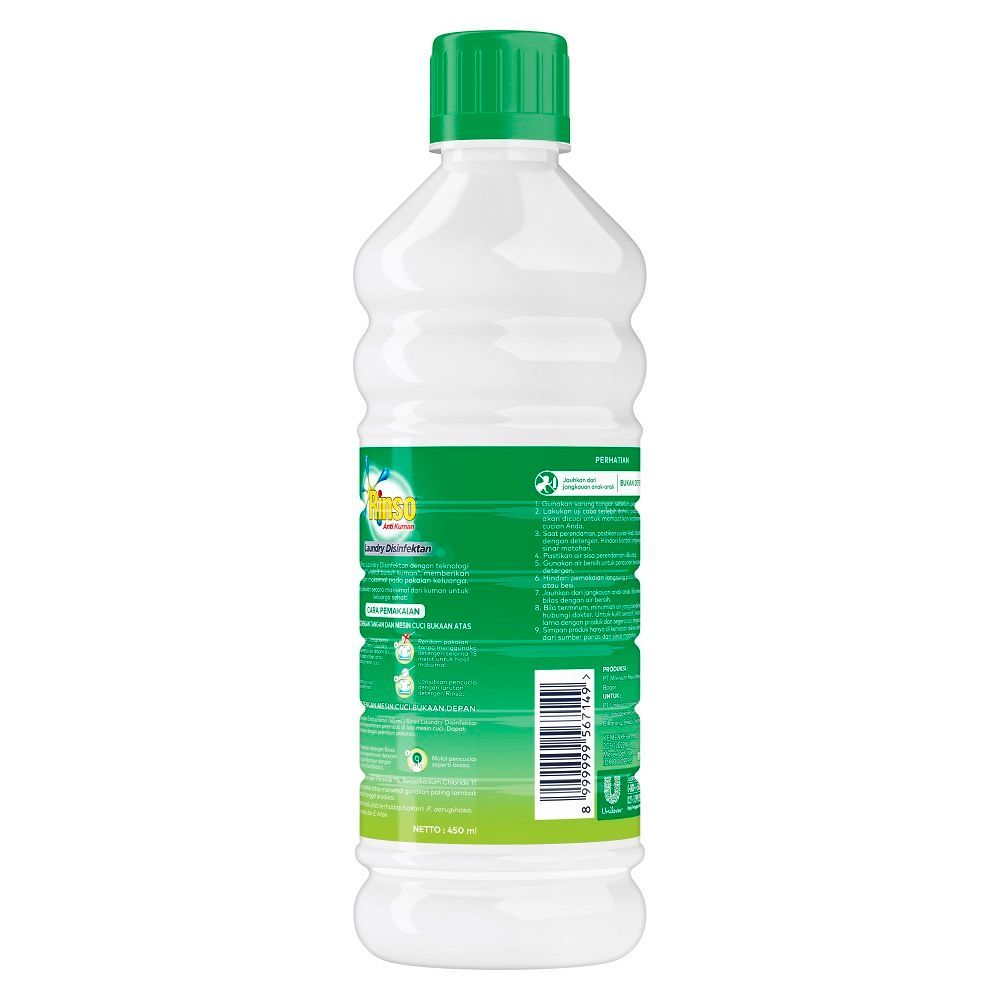 Jual Rinso Laundry Disinfektan [450 Ml/ Kemasan Botol] Di Seller ...