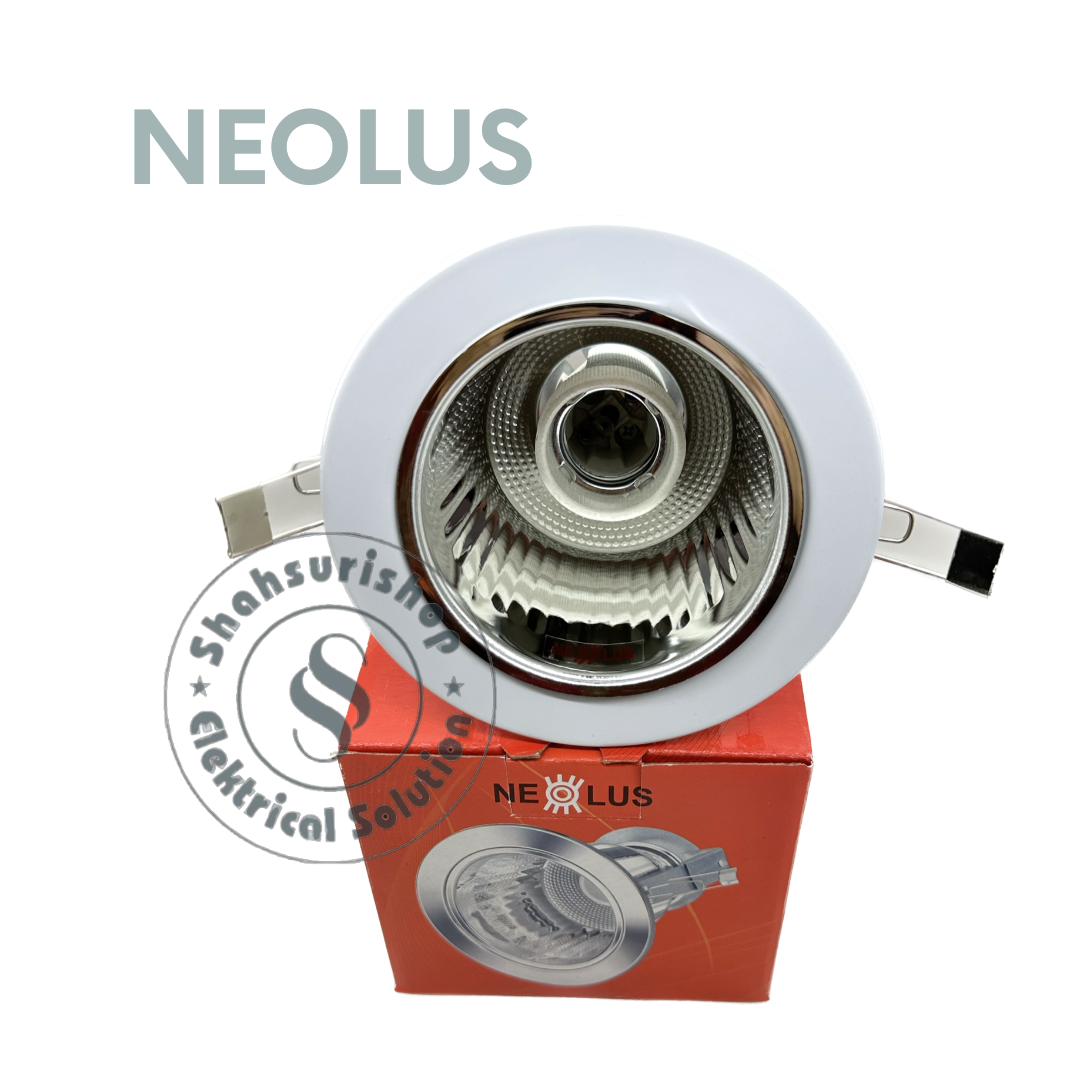 Jual NEOLUS DL 319 FITTING LAMPU DOWNLIGHT MANGKOK 3 INCH - PUTIH di ...