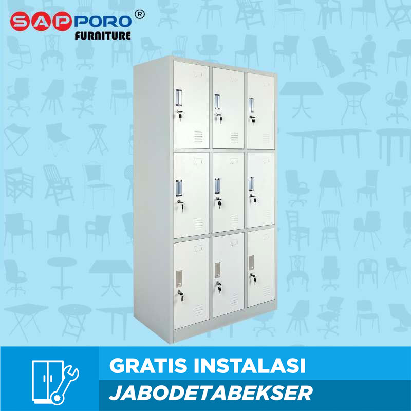 Jual Locker Besi / Loker Besi 9 Pintu Sapporo Koln 9 - Light Traffic Di ...