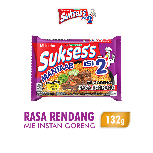 Promo Sukses's Mi Instant Goreng Rasa Rendang 132 G Diskon 19% Di ...
