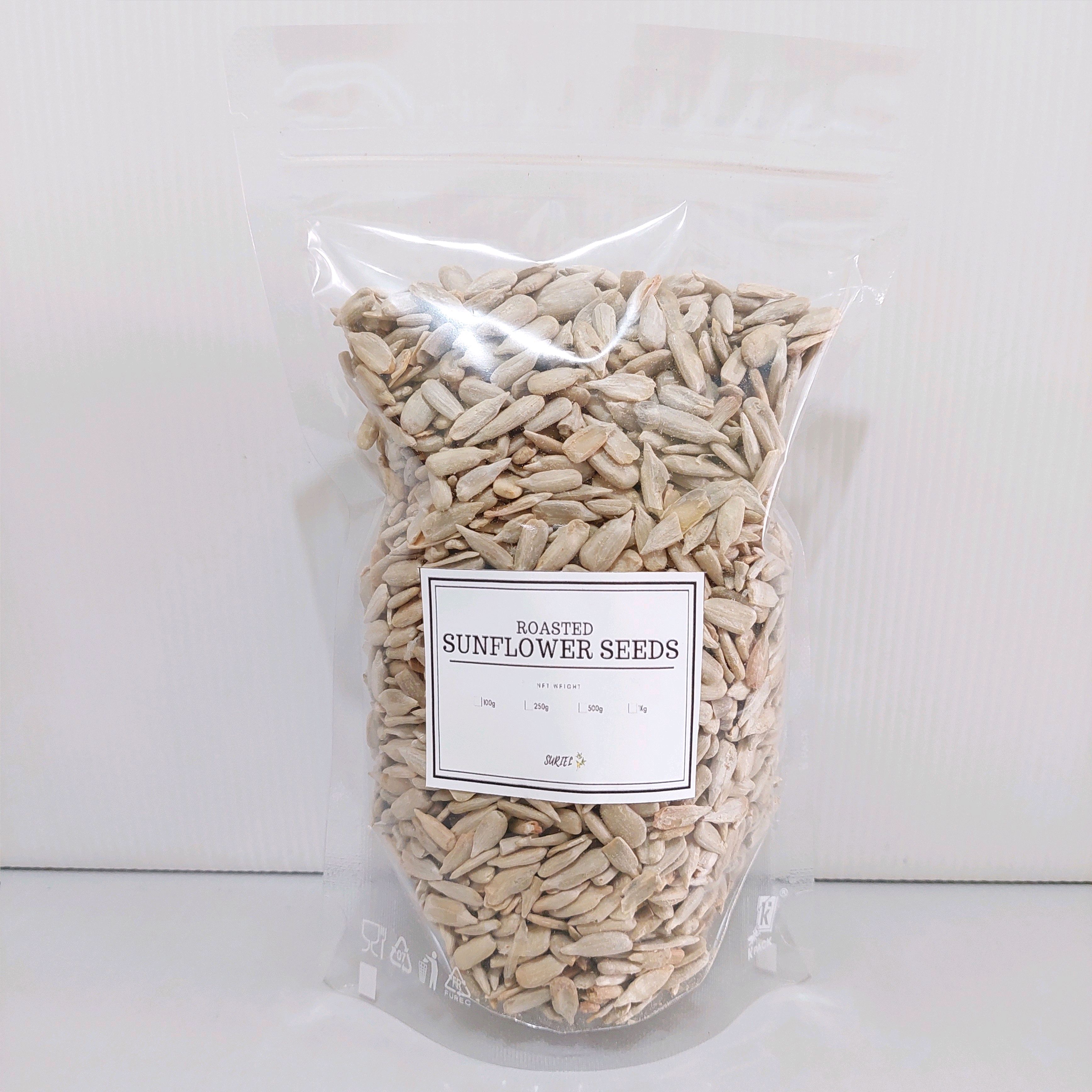 Jual sunflower seed raw 1 kg / biji bunga matahari mentah di Seller ...