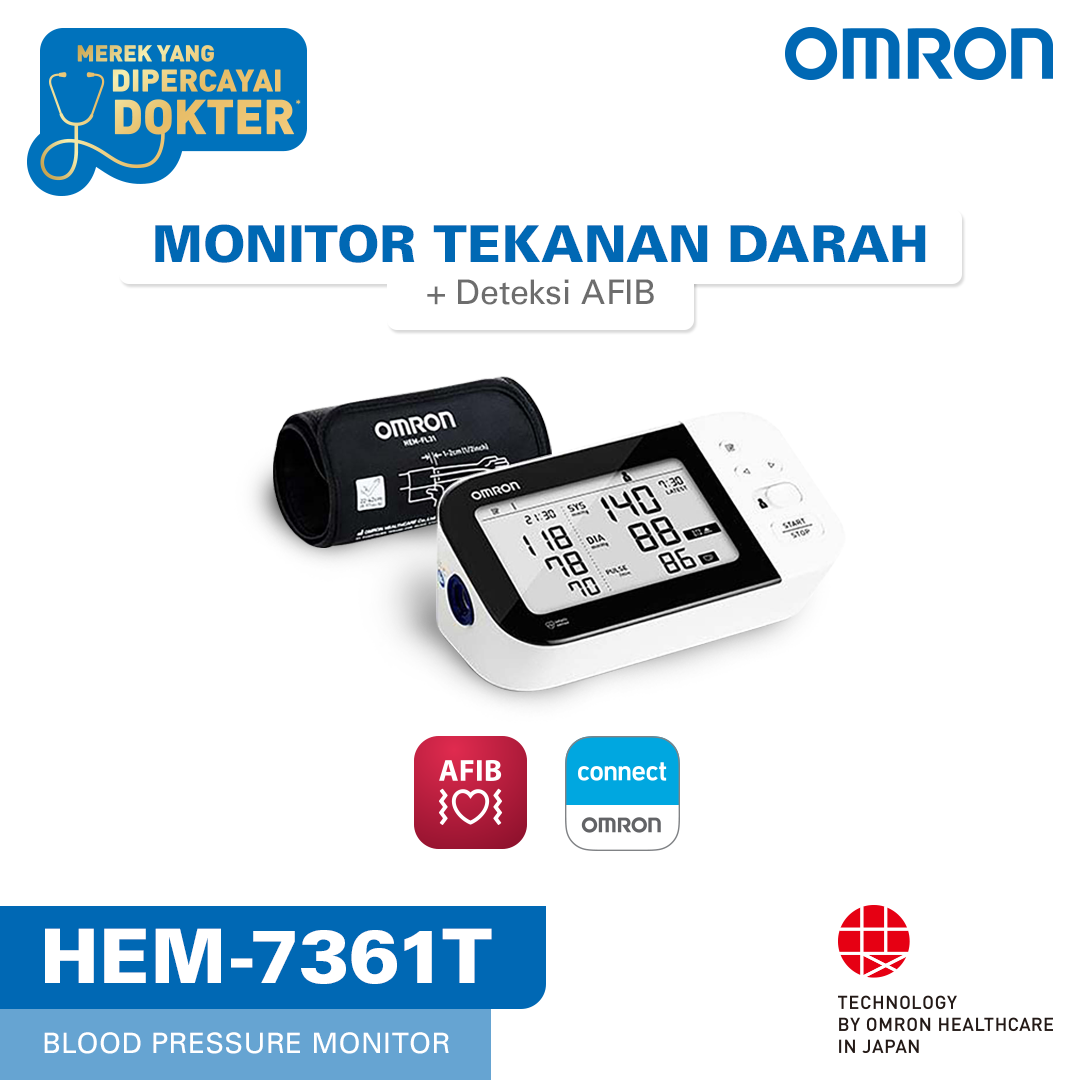 Promo Omron Hem-7361t Blood Pressure Monitor Diskon 19% Di Seller Omron ...