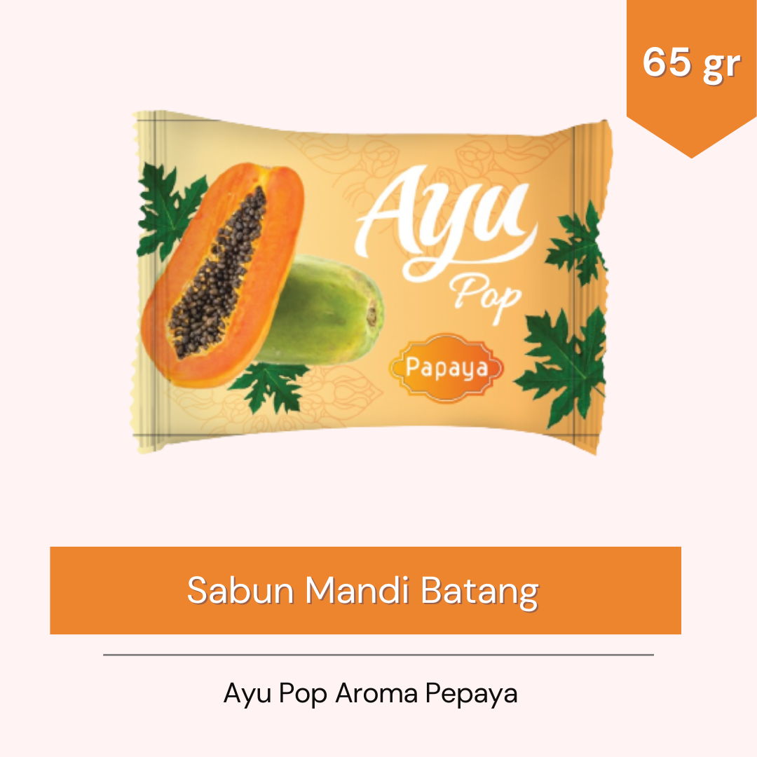 Jual Ayu Pop 65gr Sabun Mandi Batang - Beauty Bar Soap Pepaya di Seller ...