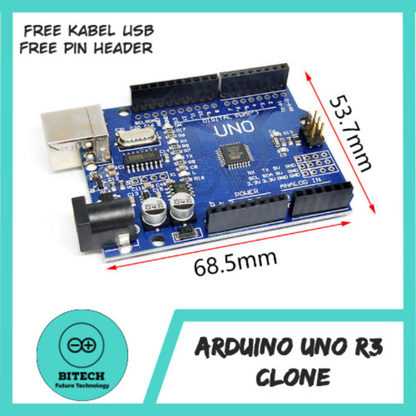 Jual Arduino Uno R3 Smd Clone Version Di Seller Bitech Kapuk Kota 1647