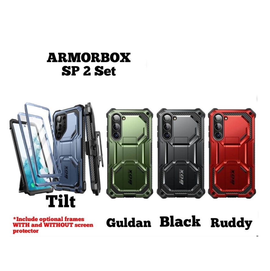 Promo Case Samsung S23 Ultra Plus i-Blason Armorbox With 2set Screen ...
