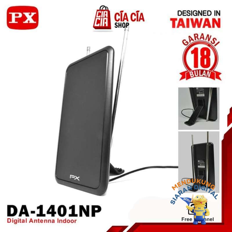 Jual PX Digital TV Indoor Antena PX Indoor DA-1401NP Digital TV DVB-T2 ...