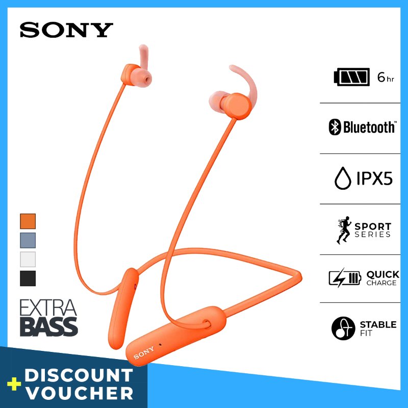 Jual SONY WI-SP510 Bluetooth Wireless Sports In-Ears Battery Up to 15h ...