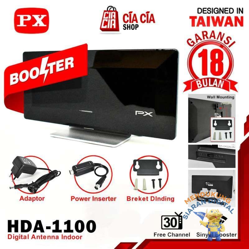 Jual PX Antena Digital Analog HDA-1100 Antena TV Indoor PX Antena ...