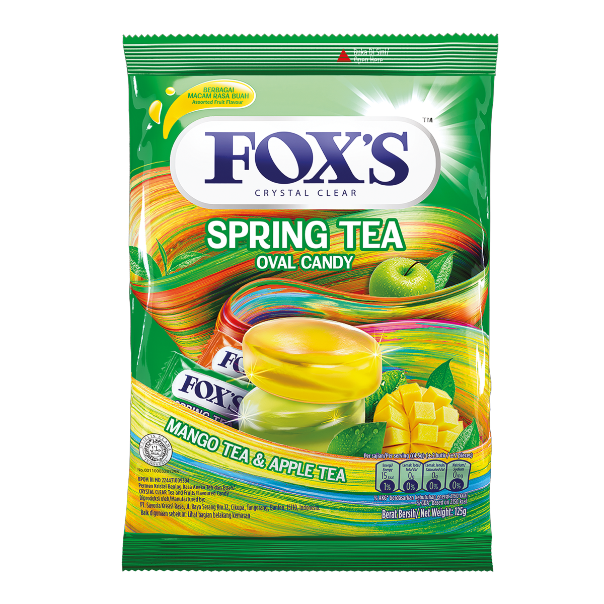 Promo Surabaya - Fox's Spring Tea Flowrap Permen [125 G] Diskon 15% Di ...