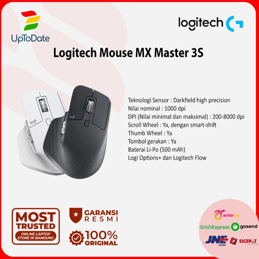 Jual Logitech MX Master 3S Performance Mouse Wireless Bluetooth di ...