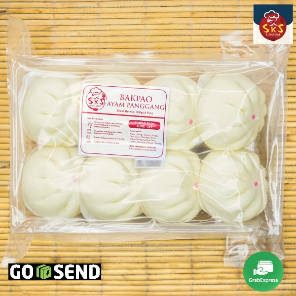 Jual Sks Dimsum Bakpao Ayam Panggang Makanan Beku [8 Pcs] Di Seller ...