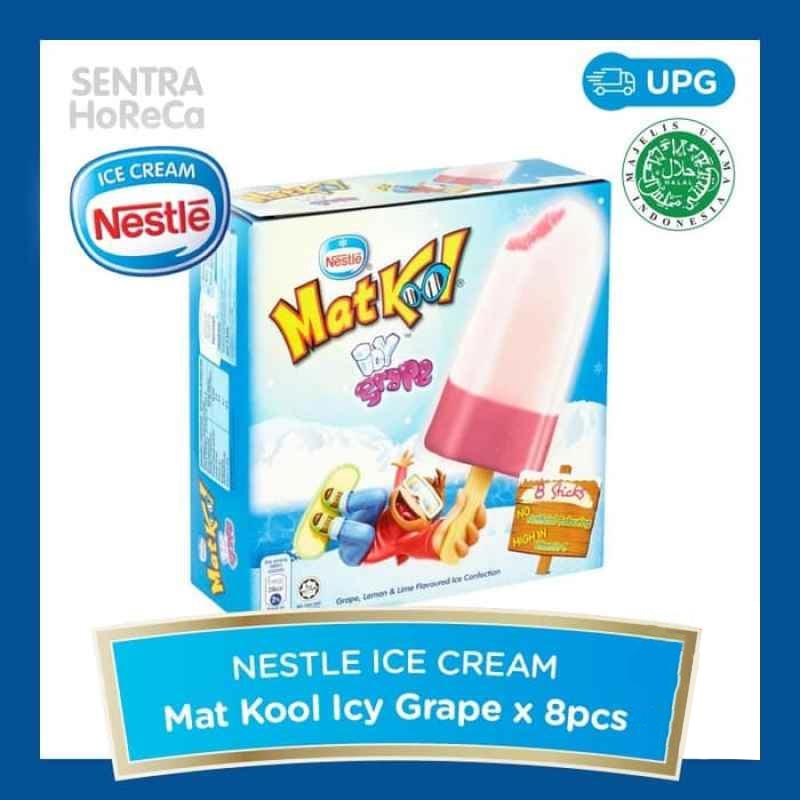 Jual Nestle Ice Cream Mat Kool Icy Grape X 8pcs Gosend-grab Only Di ...