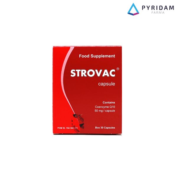 Jual Strovac Coenzyme Q10 50mg Bantu Kesehatan Jantung - 30 Kapsul di ...