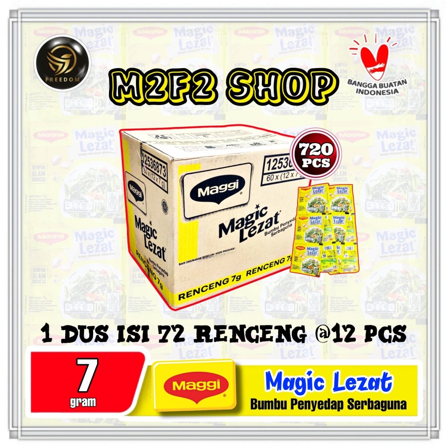Jual Maggi Magic Lezat Bumbu Penyedap Serbaguna Sachet - 7 gr (Kemasan ...
