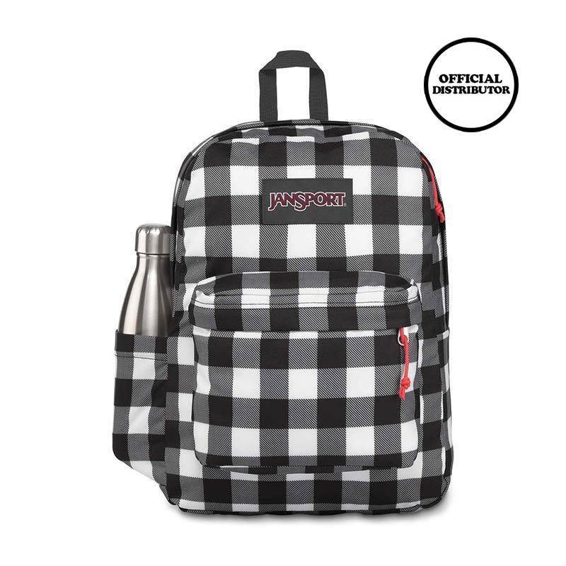 Jual Jansport Superbreak Plus Backpack - Buffalo Check Mix di Seller ...