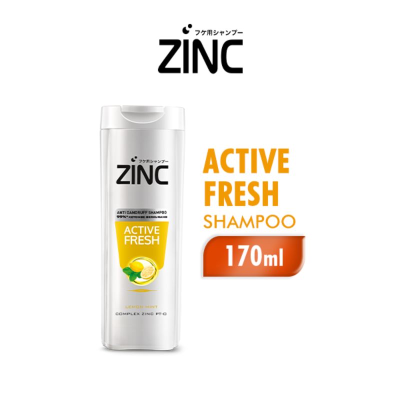 Promo Zinc Active Fresh Shampoo [170mL/Bottle] - -- Diskon 43% di ...