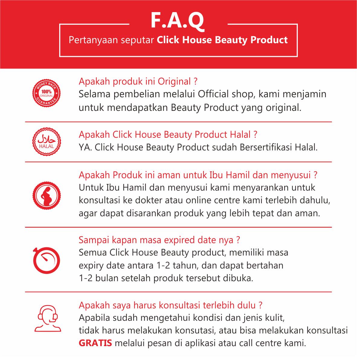 Promo Click House Acne Care Cream Diskon 4% di Seller Click House Skin ...